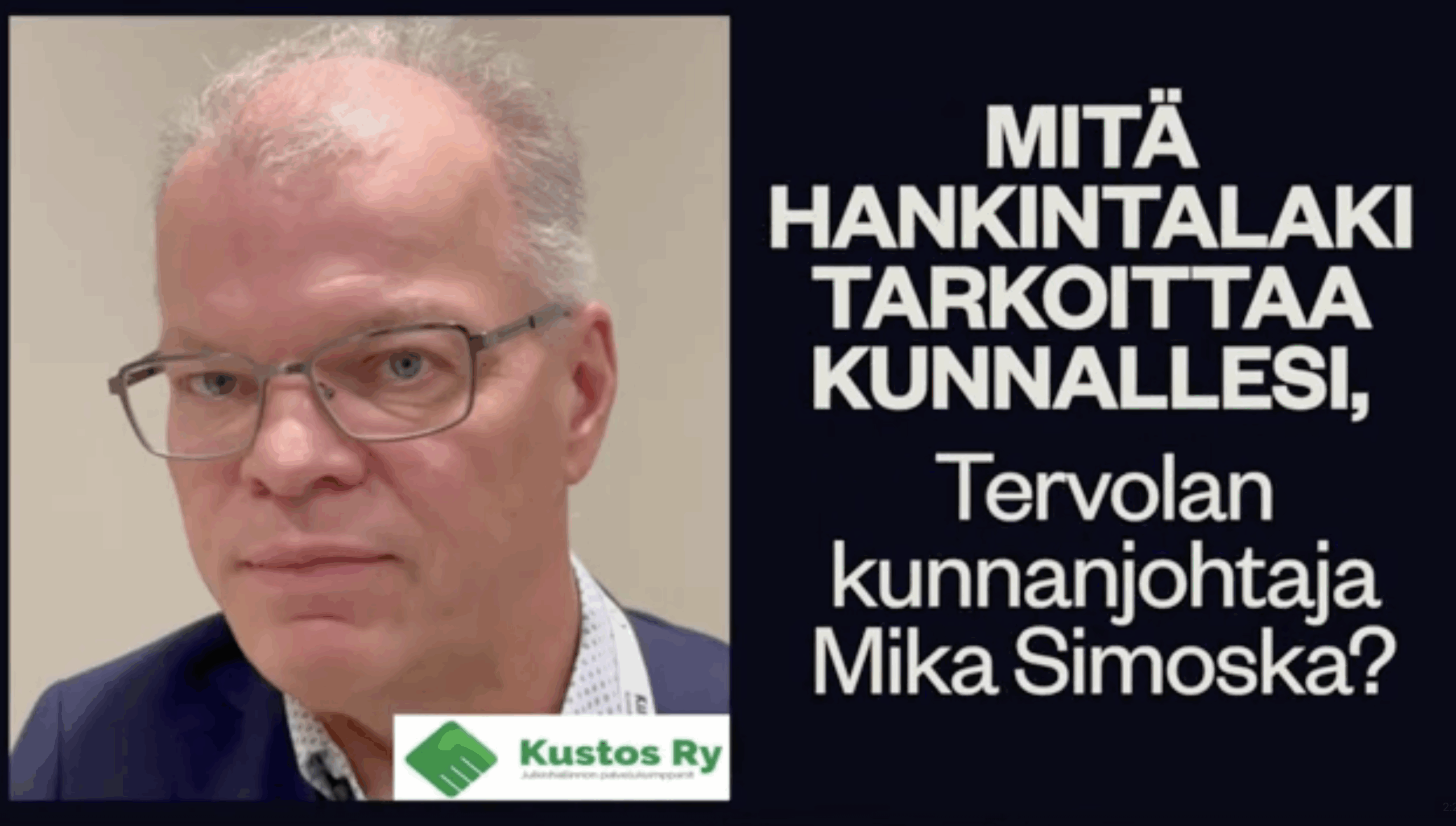Tervolan Mika Simoska: Poikkeuksia haja-asutusalueille hankintalakiin ...